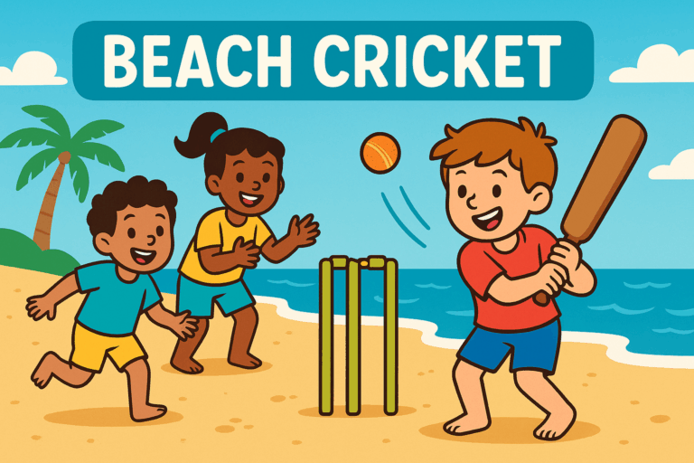 Beach Cricket – Offline Kids