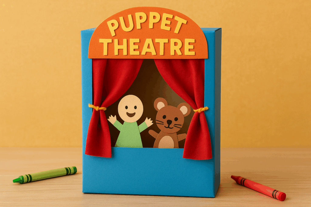 Cereal Box Puppet Theatre – Offline Kids